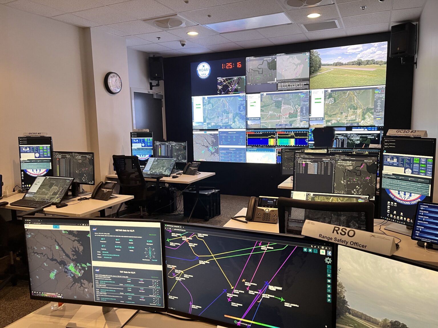 ROAM (Remote Operations for Autonomous Missions) UAS Operations Center ...