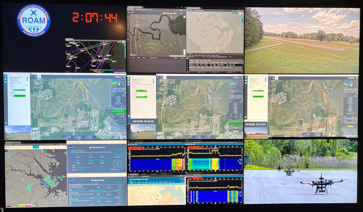 ROAM (Remote Operations for Autonomous Missions) UAS Operations Center ...