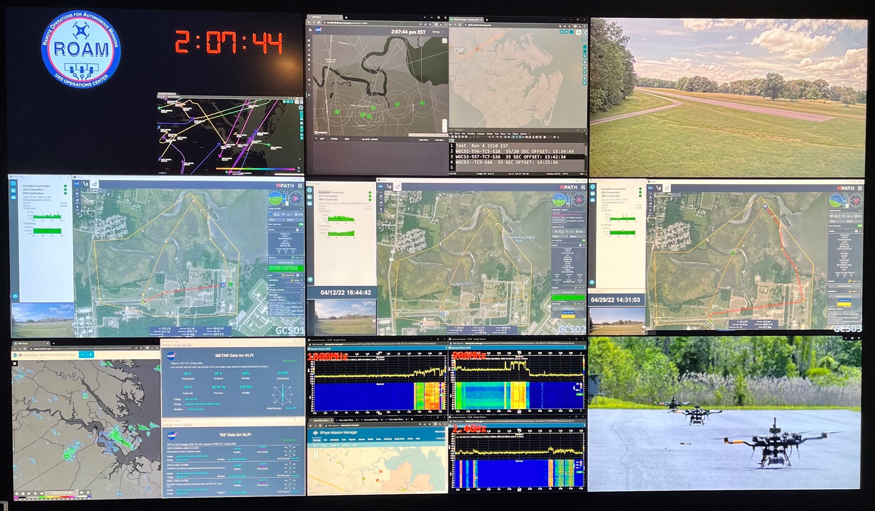 ROAM (Remote Operations for Autonomous Missions) UAS Operations Center ...